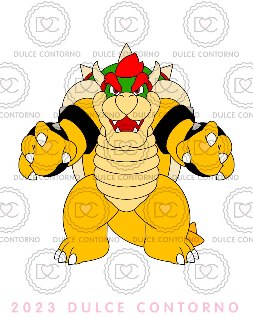 Bowser cuerpo completo 2023 - Comprar en Dulce Contorno