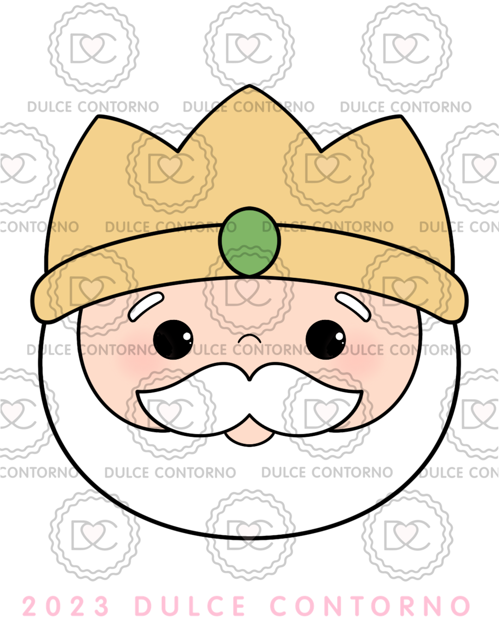 Cara Rey Mago Melchor 2023 - Buy in Dulce Contorno