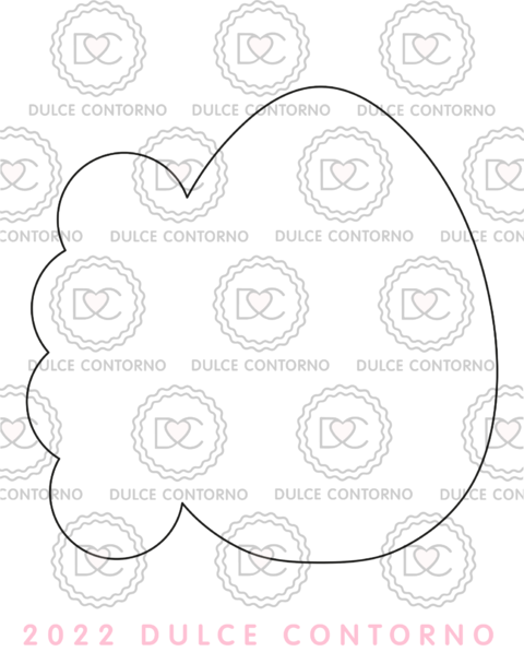 Stencil PYOC pollito squish 2023 - Dulce Contorno