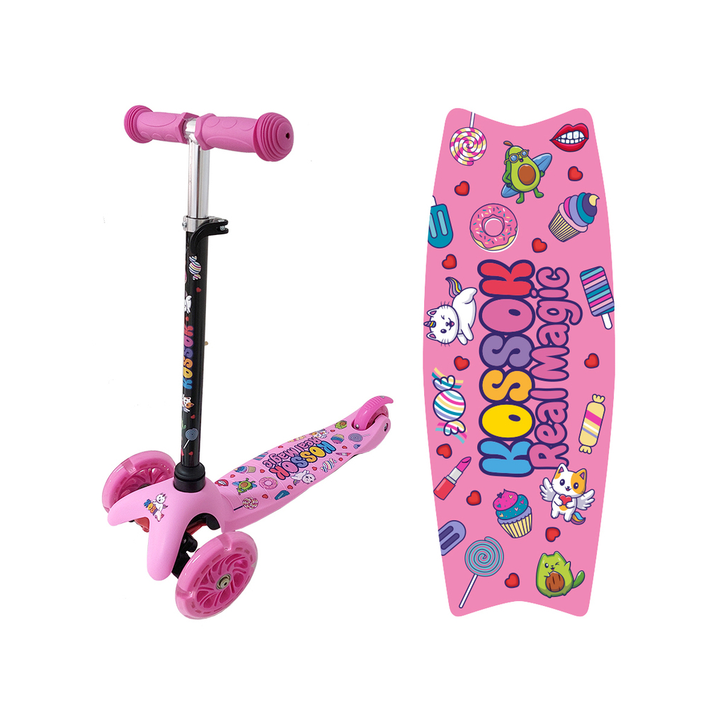 MONOPATIN PARA NIÑAS ROSA