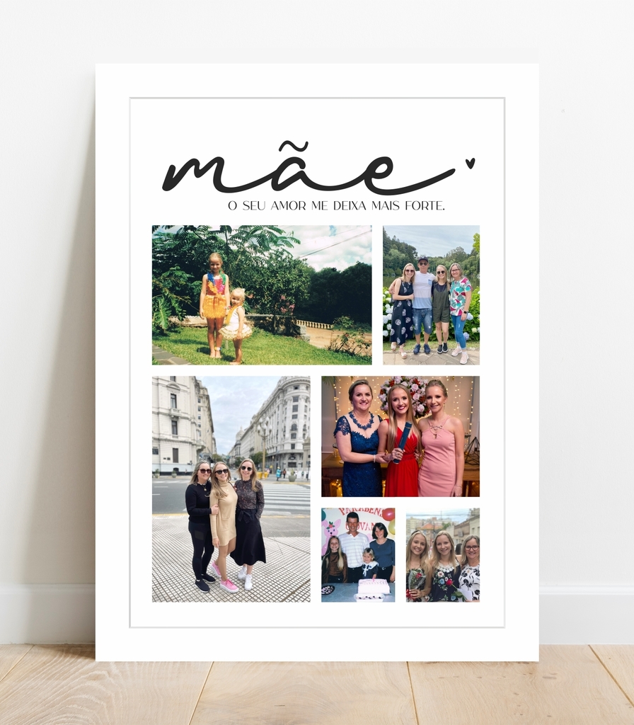 Quadro personalizado MÃE - Comprar em Gitt Decor