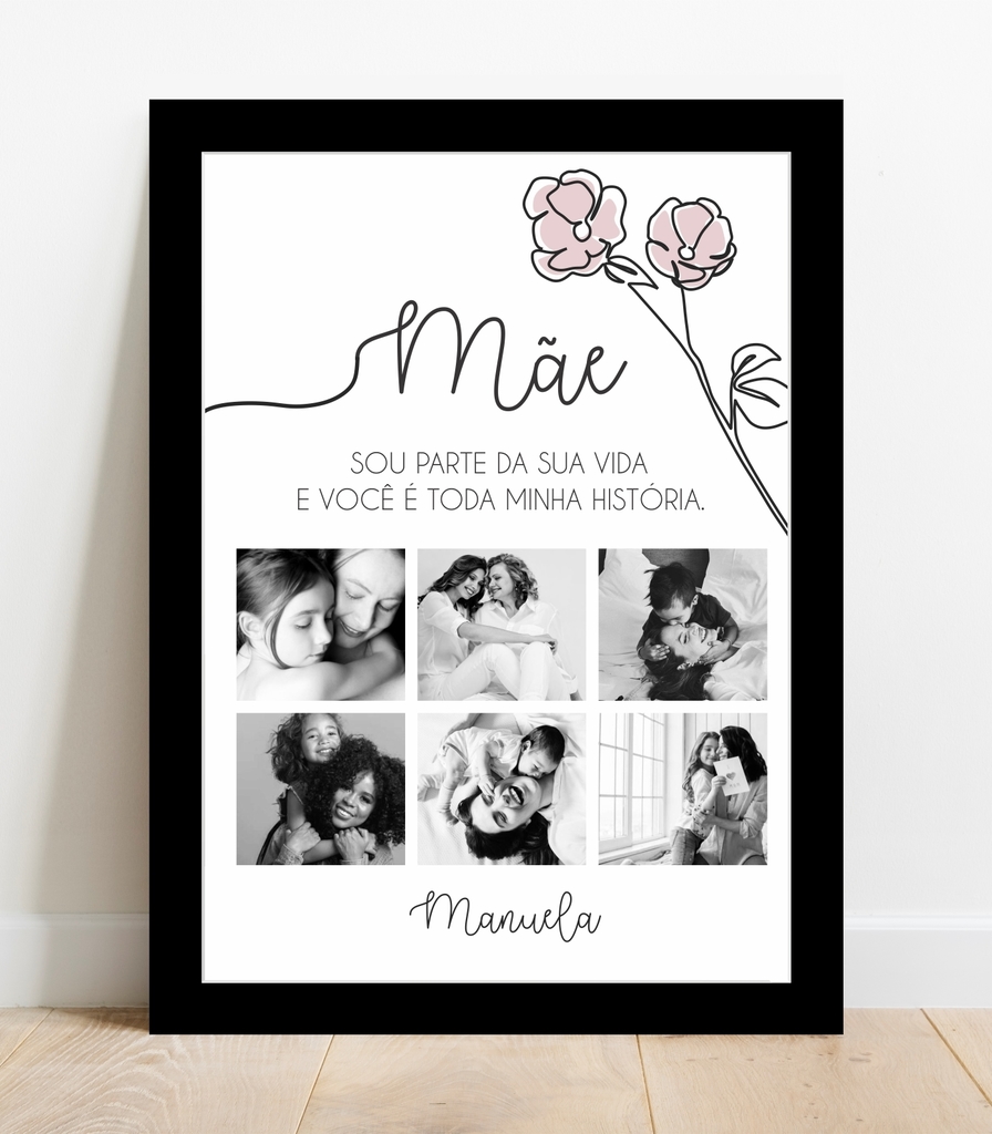 Quadro personalizado MÃE - Comprar em Gitt Decor