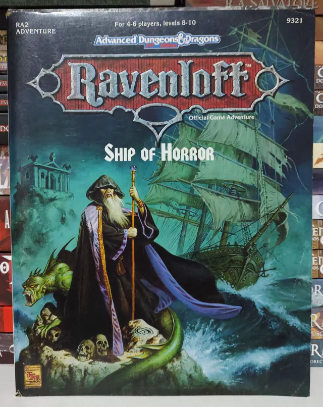 Ravenloft: Ship of Horror + Map - Advanced Dungeons & Dragons RPG