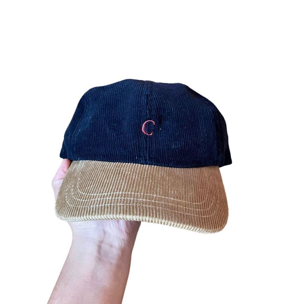 Boné Class C Logo Corduroy Azul/Bege - Slick Apparel