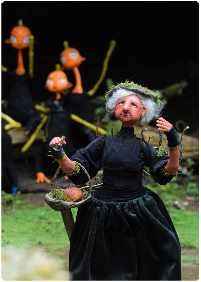 Art Doll Bruxa Da Floresta I Escultura Articulada