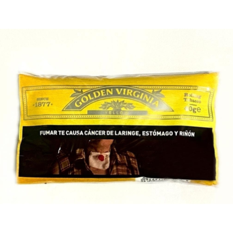 GOLDEN VIRGINIA YELLOW 40GRS - BRUT Tienda de Bebidas