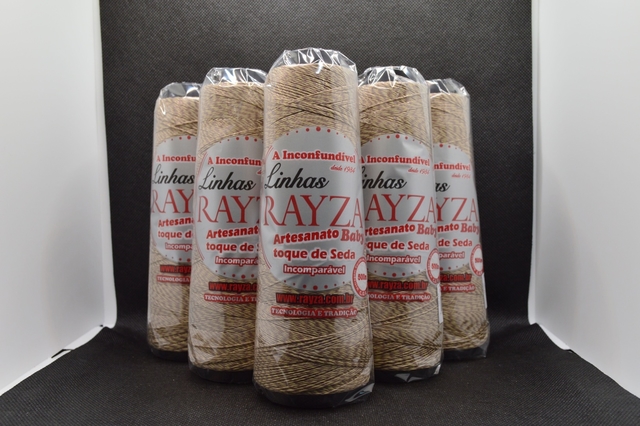 Linha RAYZA Artesanato Baby Fina Nova 107-Argila Brown