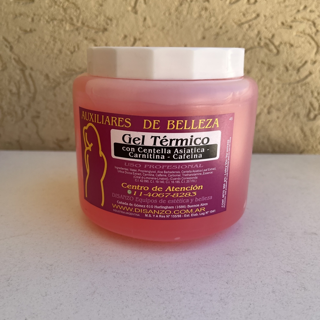 Gel Termico Con Centella Asiatica Carnitina Y Cafeina 1kg