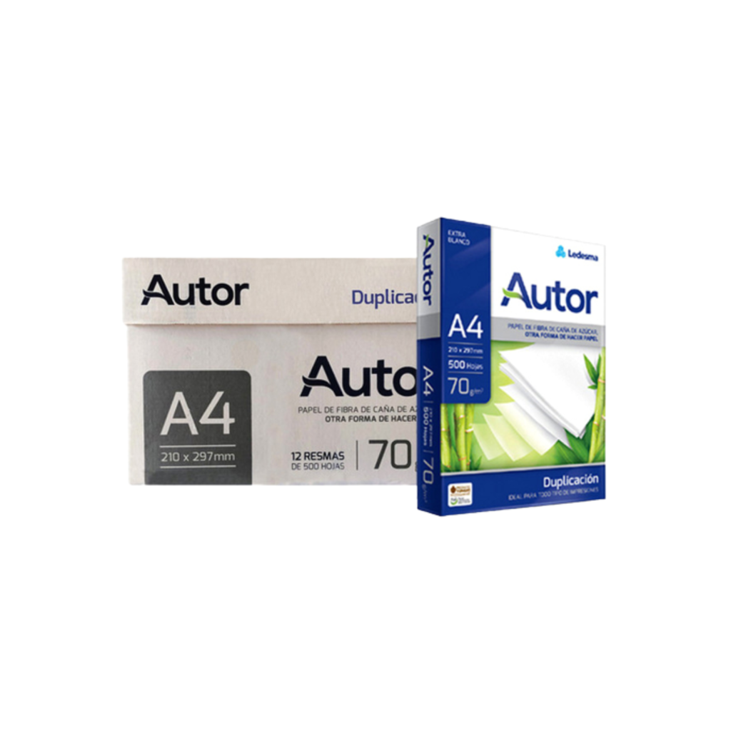 RESMA AUTOR A4 500 HJS X 12 UNIDADES - CASAMAYO