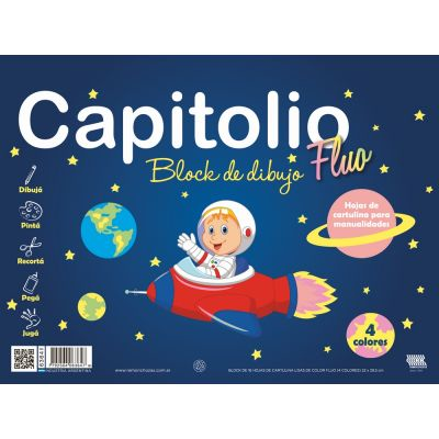 BLOCK DIBUJO CAPITOLIO FLUO Nº5 X 16 HOJAS - CASAMAYO