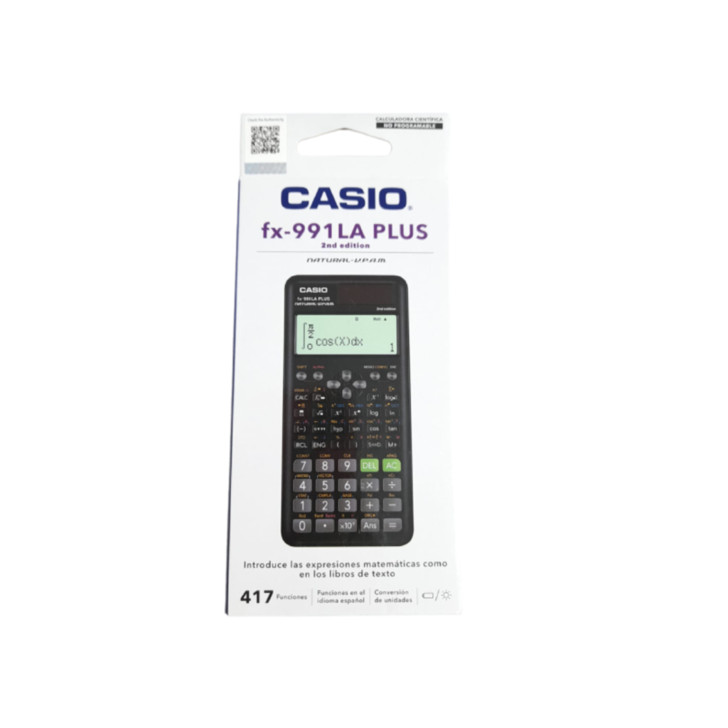 CALCULADORA CASIO FX 991LA PLUS 2 EDICION - CASAMAYO