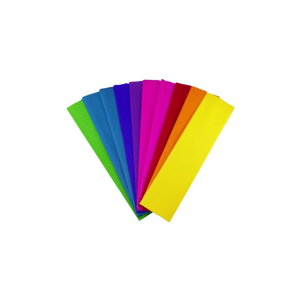 PAPEL CREPE LUMA X 10 U VARIOS COLORES - CASAMAYO