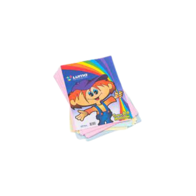 RESMA LUMA MULTICOLOR A4 X100 UNIDADES - CASAMAYO