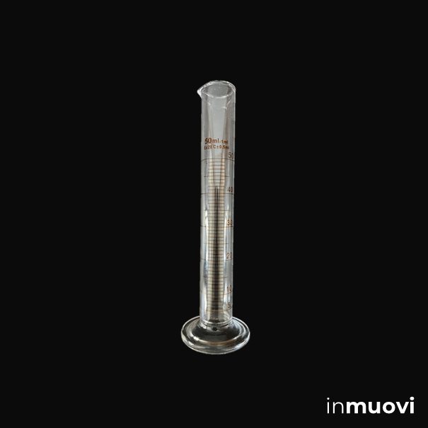 Probeta 50 mL, graduada, vidrio borosilicato 3.3