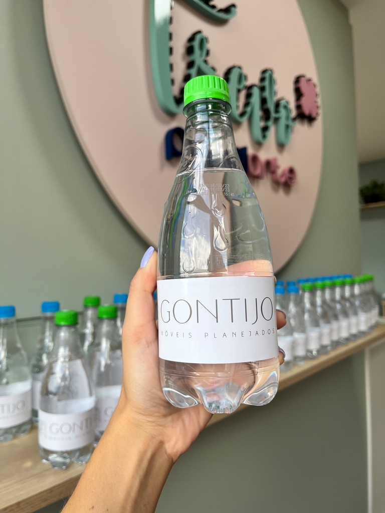 50 Rótulos personalizados para água - Trevo Papelarte
