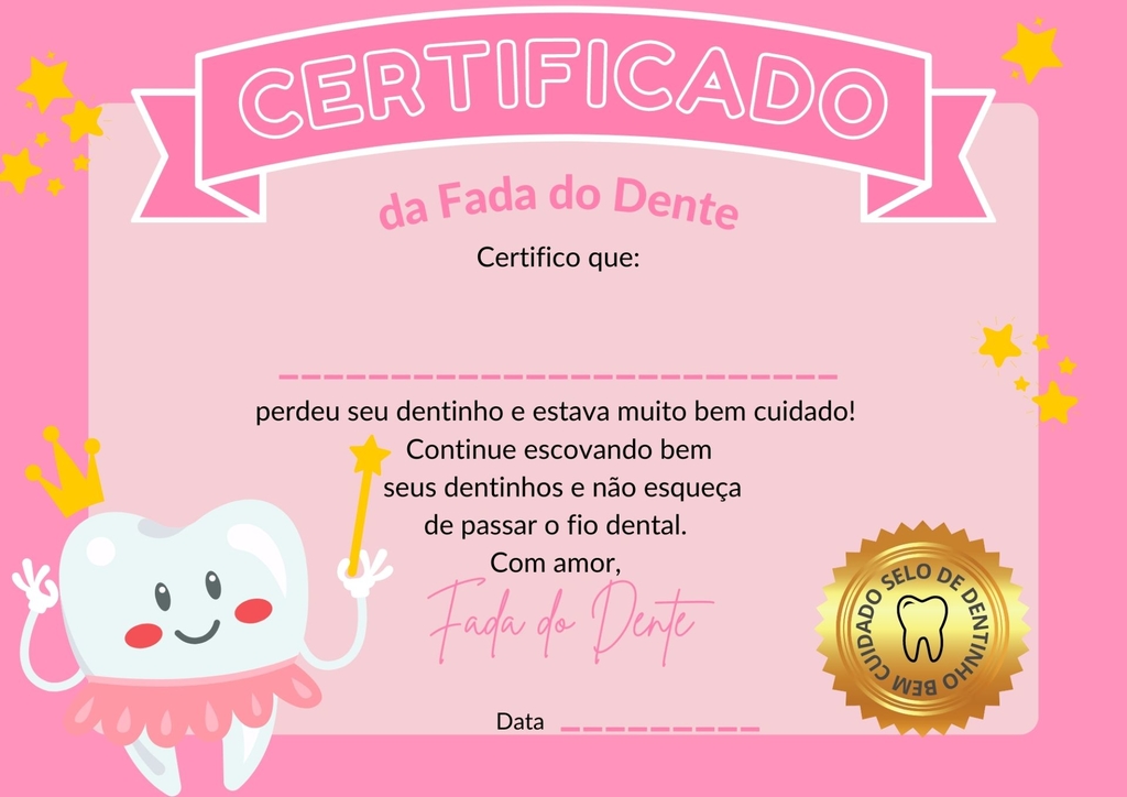 Certificado De Coragem Dentista - RETOEDU