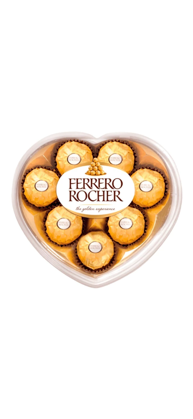 Chocolate Ferrero Rocher Corazón x 8 unidades