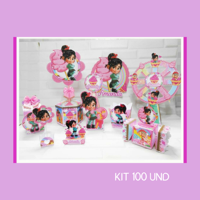 Vanellope Kit 100 - Comprar em VIP BRINDES