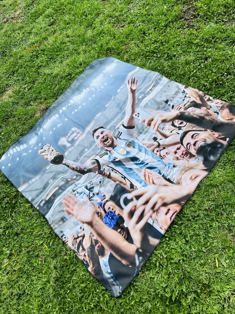 Maxi lona playera Argentina campeon