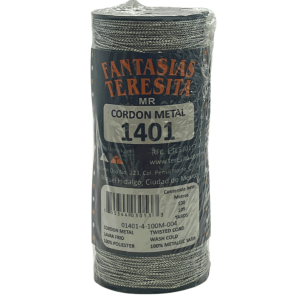 Cordon Metalico Color Plata No. 1401 - Mercería AMB