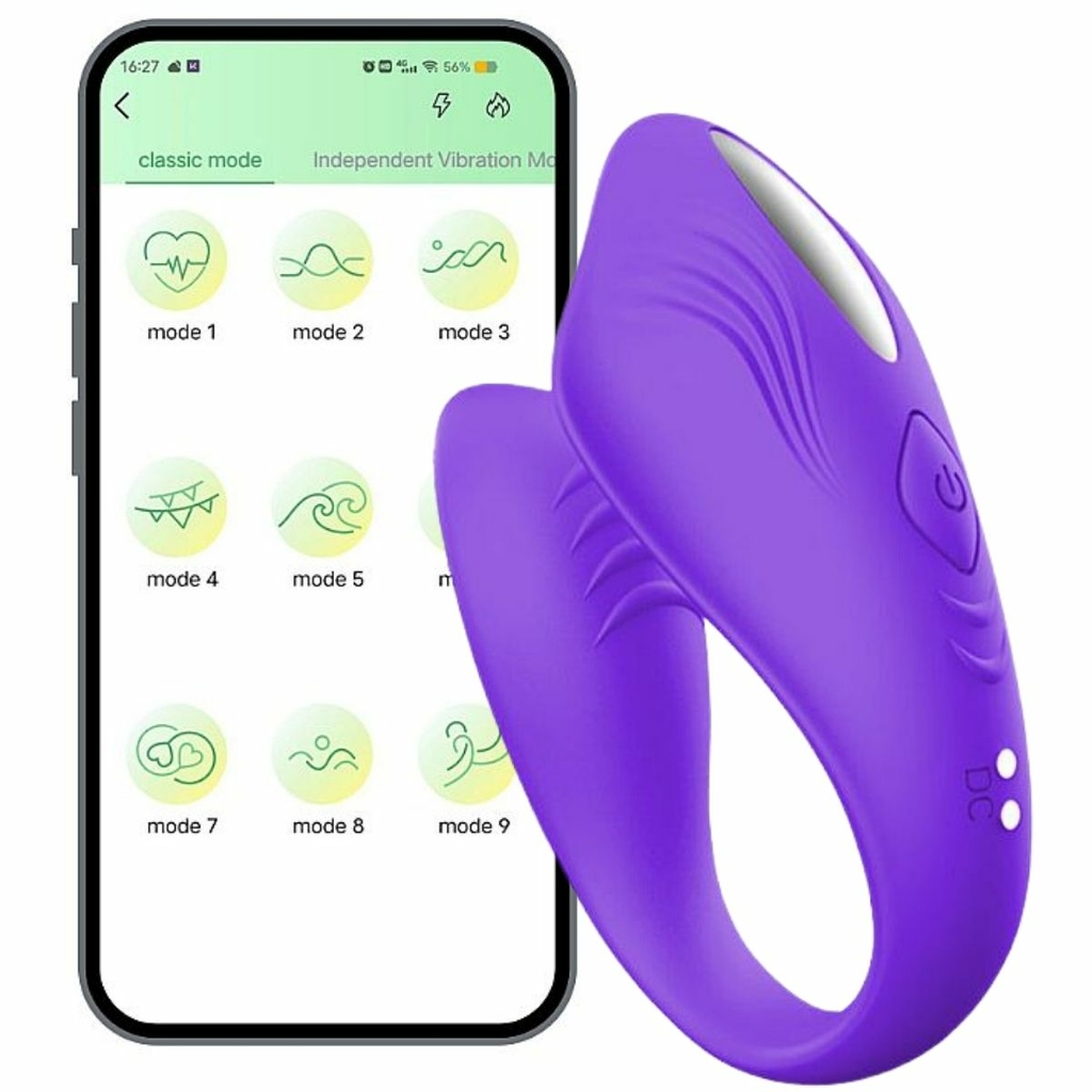 Pyxis - Vibrador e Estimulador de Casal Via Aplicativo Bluetooh Android e IOS