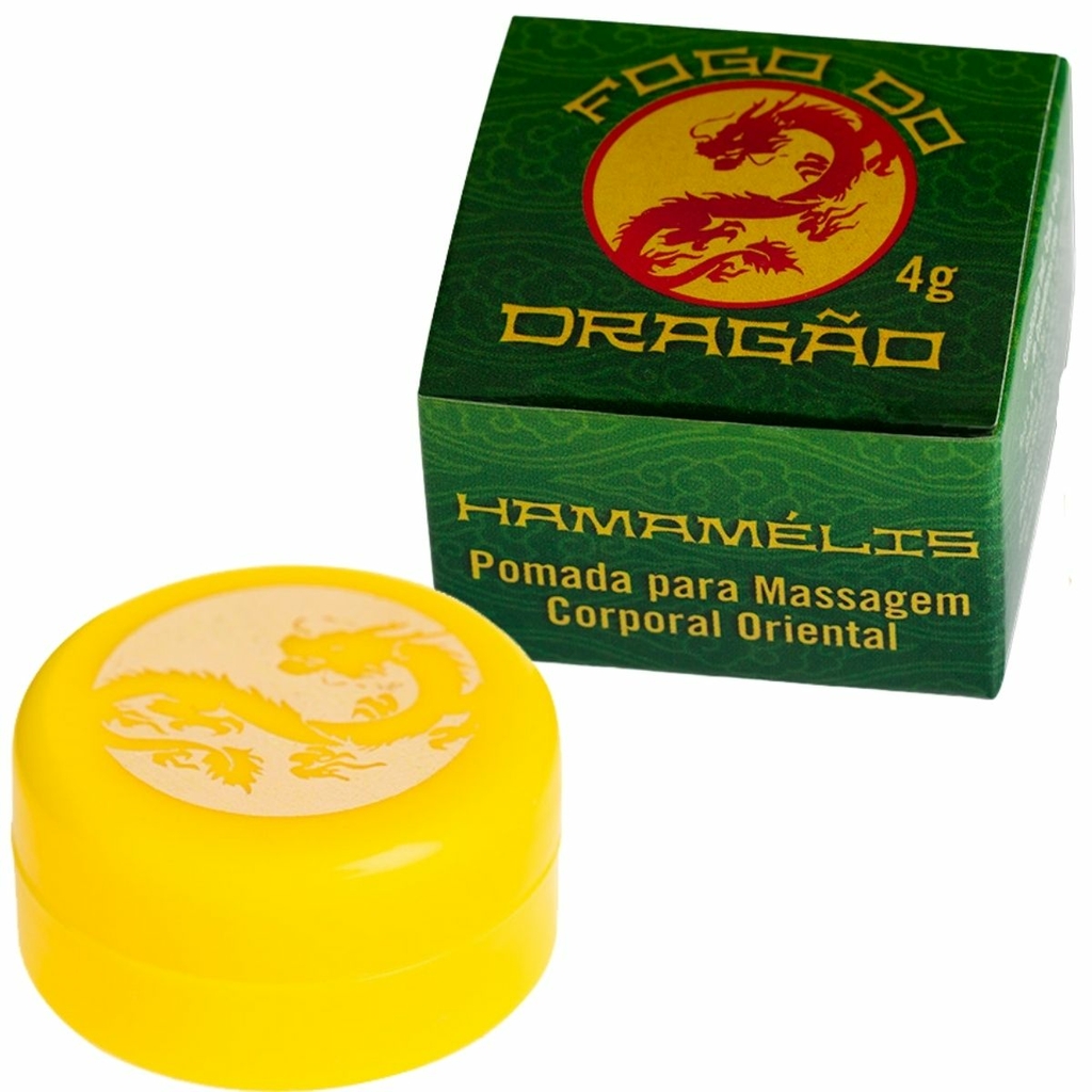 Pomada De Massagem Corporal Oriental Fogo Do Dragão Esquenta