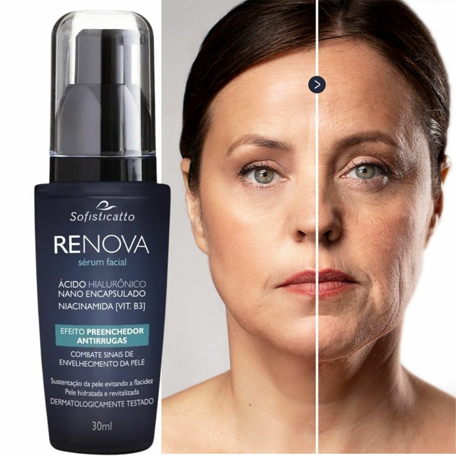 Serum Facial Rejuvenesce Evita Rugas Anti Envelhecimento Renova