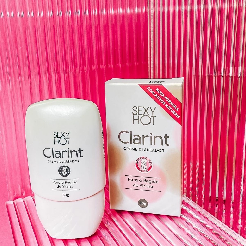 Clareador Intimo de Virilha e Axila Clarint 50g