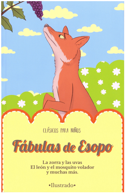 Fábulas de Esopo Clásicos para Niños Ilustrado - Libro Nuevo