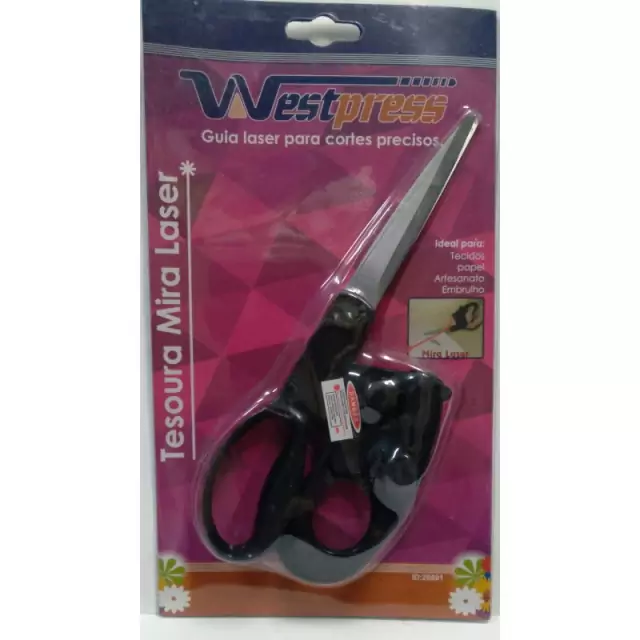 Tesoura Westman 21cm com guia laser
