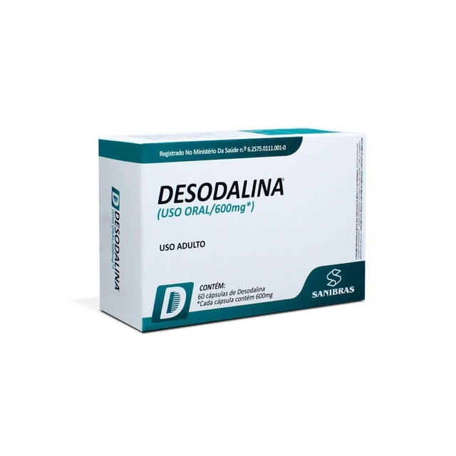 Desodalina 600mg - Sanibras - 60 cápsulas