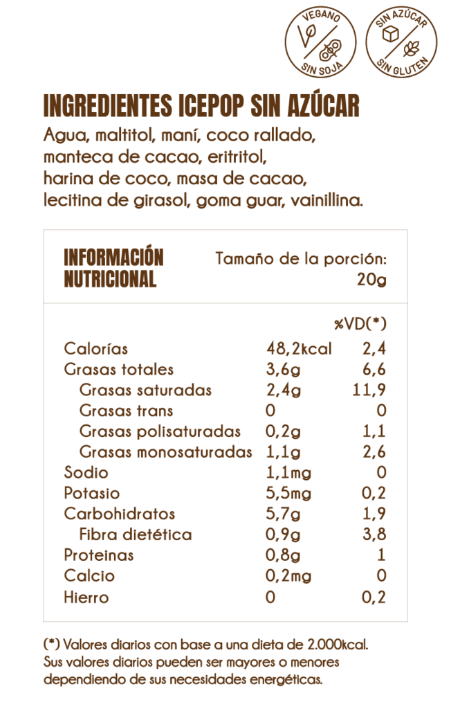 IcePop Chocolate & Chocolate al 80% - Origo Chocolate