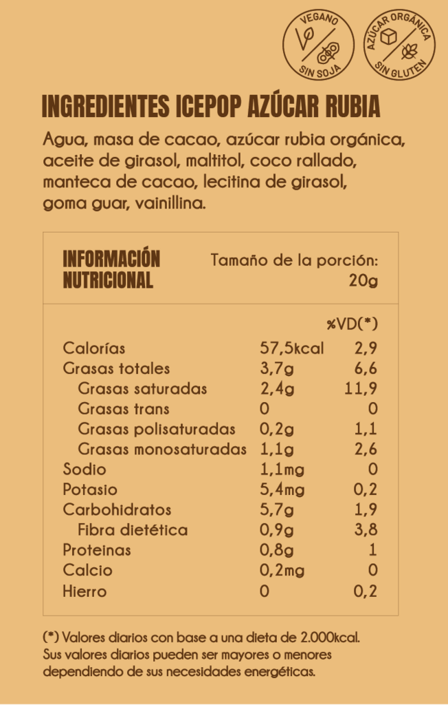IcePop Chocolate & Chocolate al 80% - Origo Chocolate