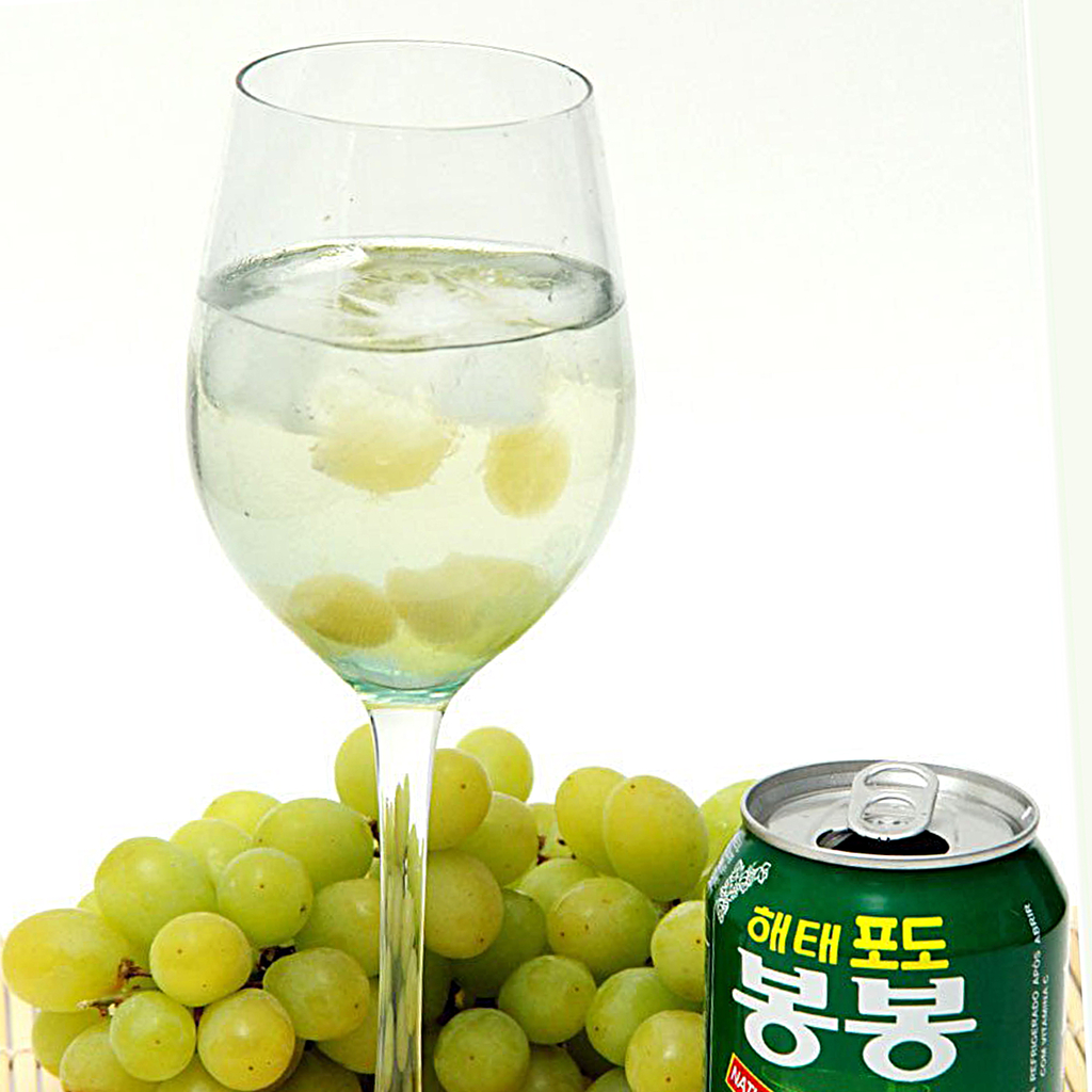 Suco Coreano c/ Pedaços de Uva Bonbon 235ml