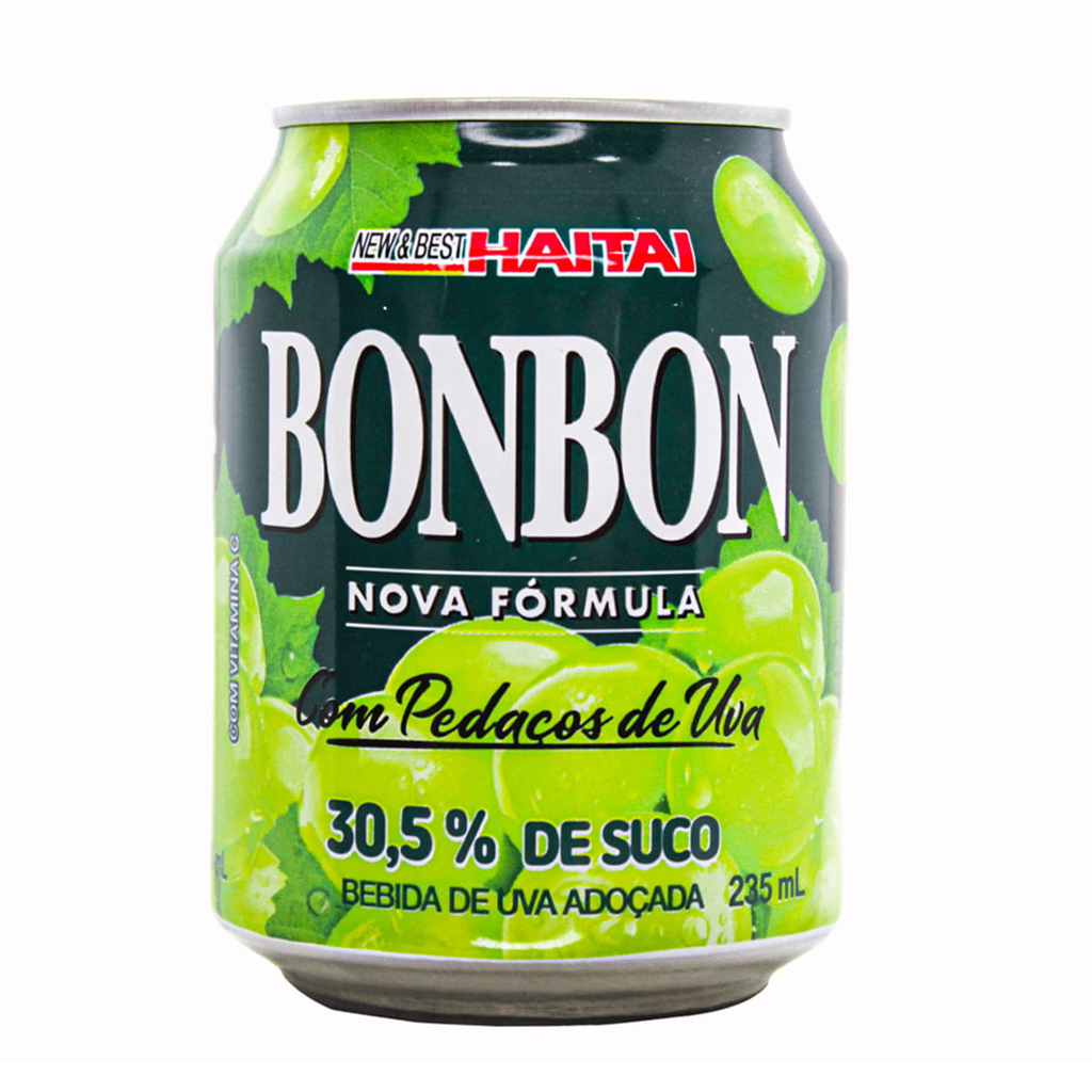 Suco Coreano c/ Pedaços de Uva Bonbon 235ml