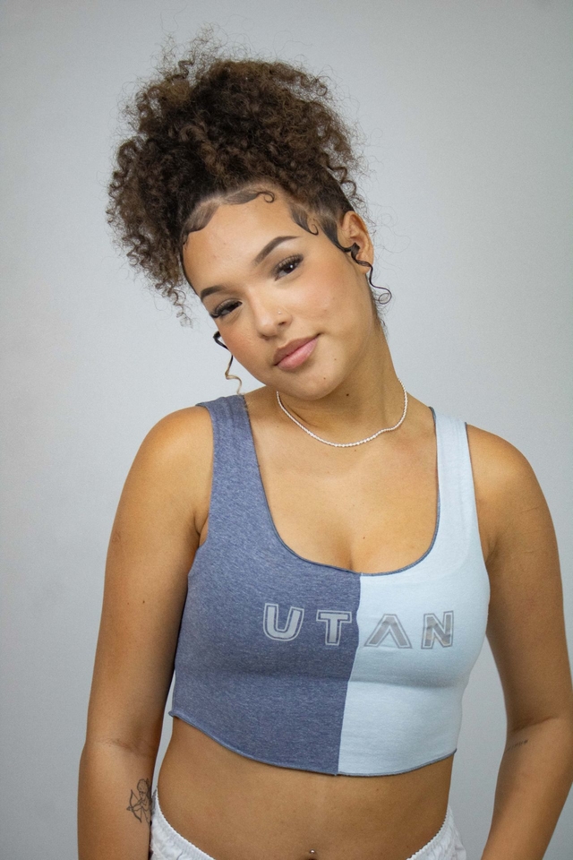 Cropped Luna Jeans e Azul - Comprar em Utan