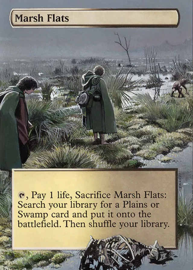 Marsh Flats ( Senhor dos Anéis ) - MTG ARTESANAL
