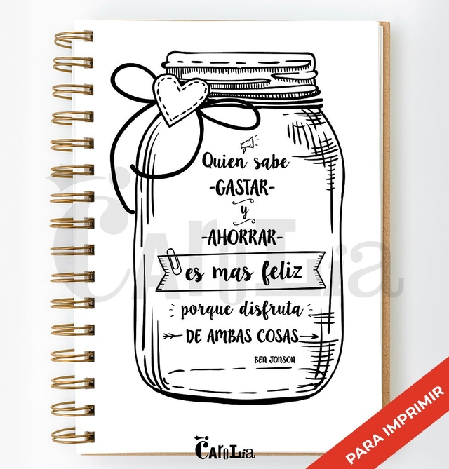 Cuaderno Kakebo (método para ahorrar) - imprimible (PDF)