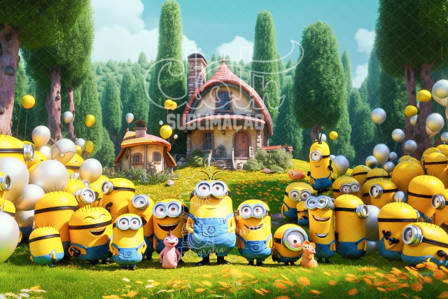 Fundo Fotográfico - Adriana Arouck - Minions- AD2471