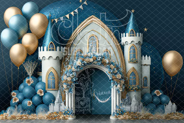 Fundo Fotográfico - Adriana Arouck - Castelo Azul - AD693