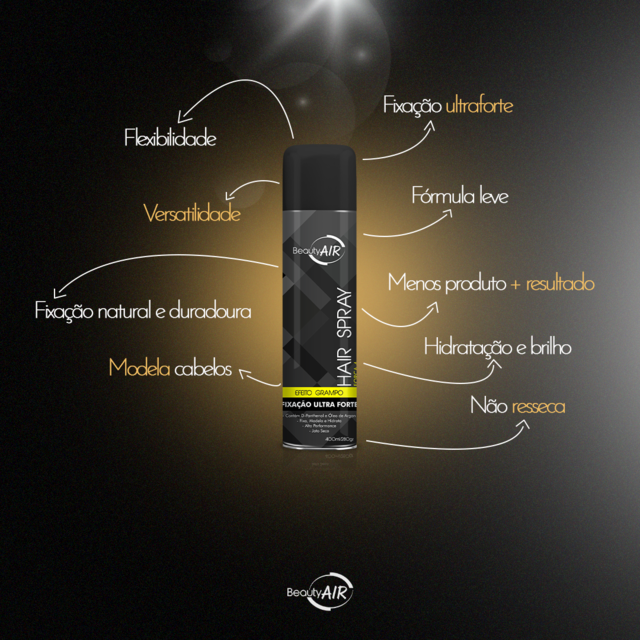Spray Beauty Air Fixador Ultra Forte - 400ml
