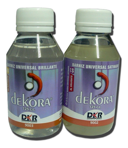Barniz Universal Al Solvente Dekora Pote 125 Ml