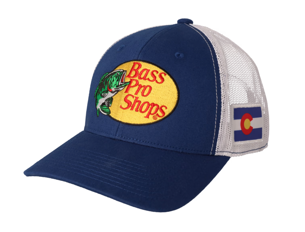 Boné Bass Pro Shops - Woodcut Logo and Colorado Flag