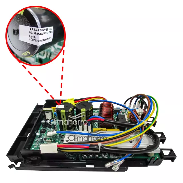 Modulo Tarjeta Condensador Mirage Inverter X 2 Ton