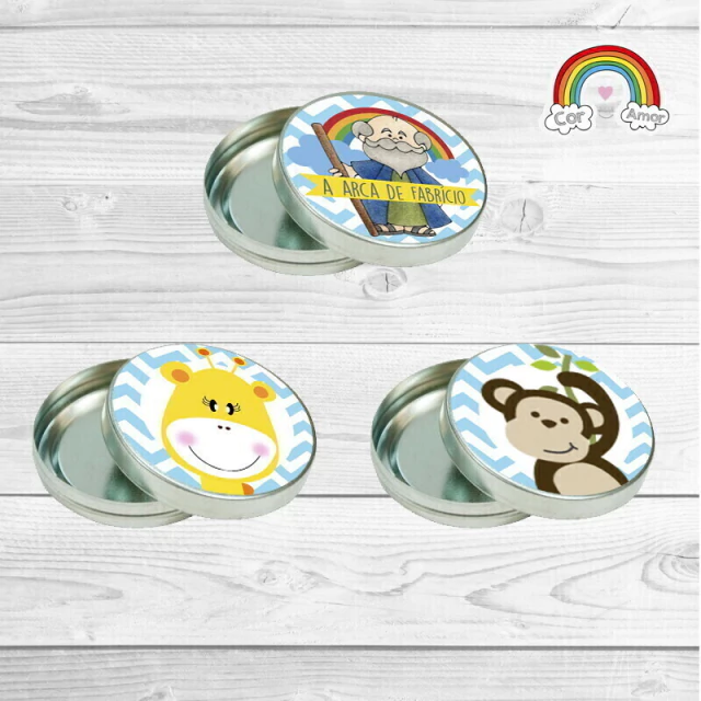 Latinha Arca de Noé - Comprar em Cor Amor Design