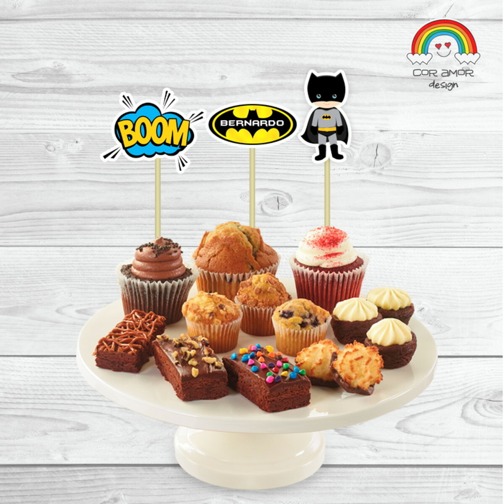 Topper de Docinho Batman - Comprar em Cor Amor Design