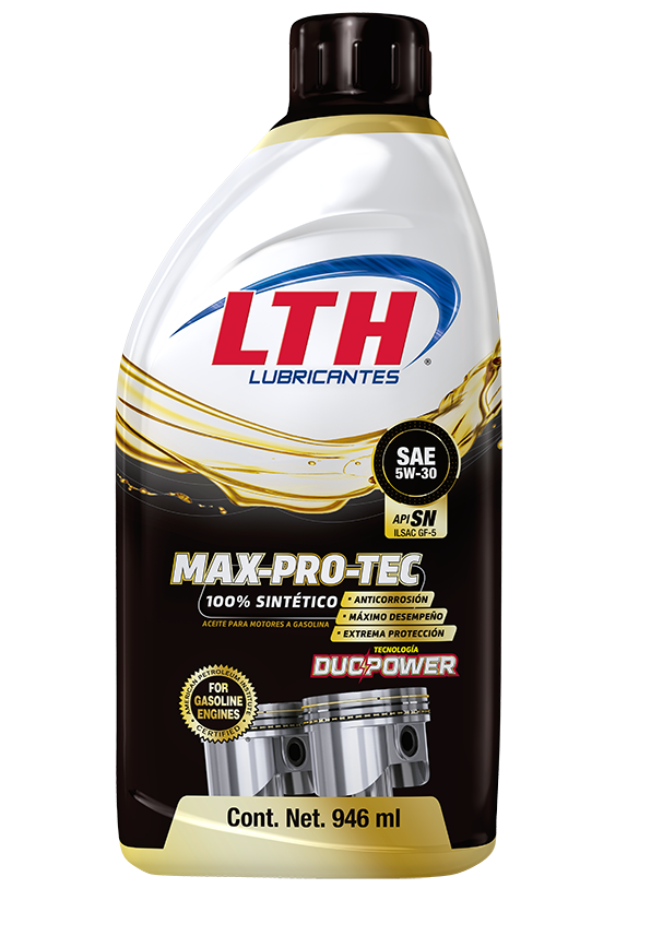 LTH MAX PRO TEC ACEITE SINTETICO MOTOR SAE 5W-30 API SN GF-5