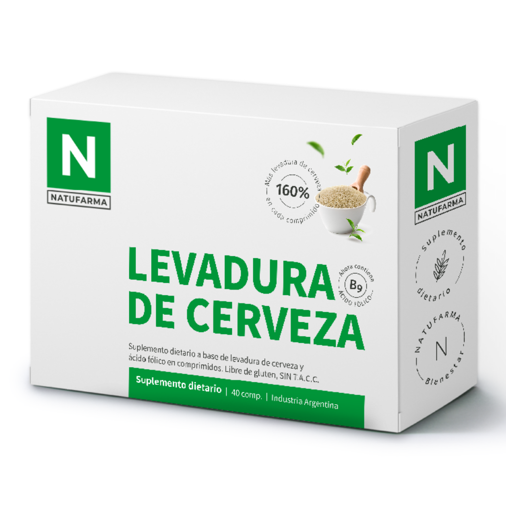 Levadura de Cerveza x 40 Comprimidos Natufarma