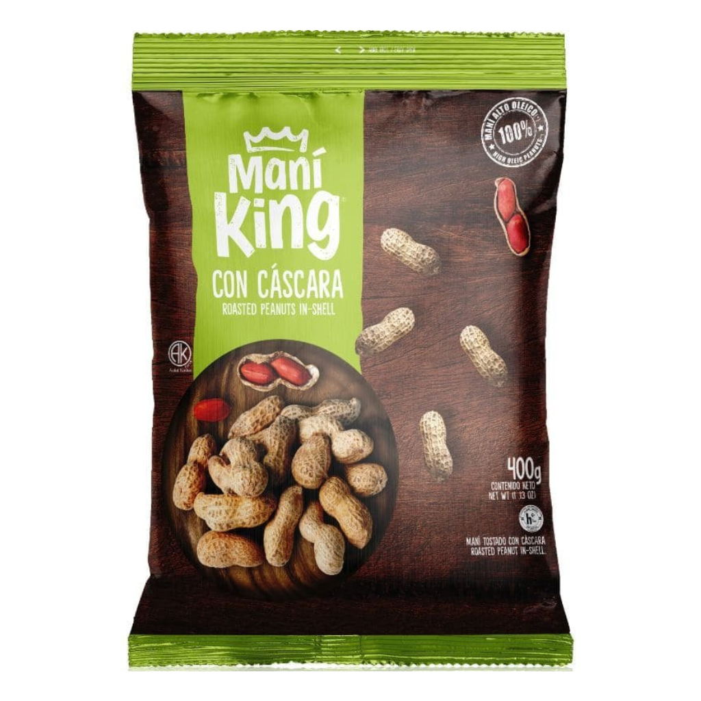 Maní Tostado con Cascara x 400g Maní King