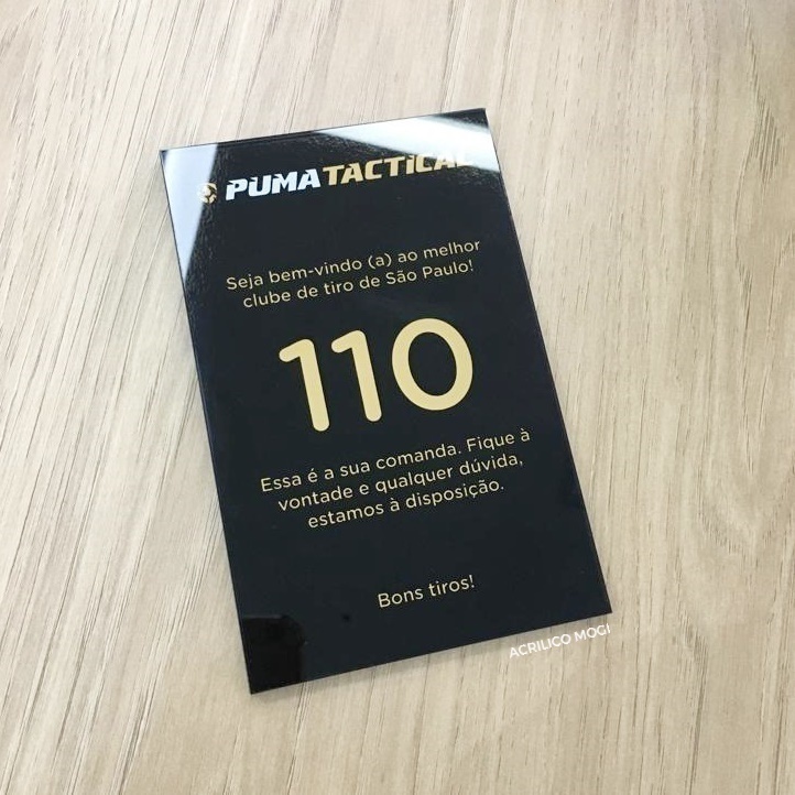 Comanda para controle - Comprar em Acrílico Mogi